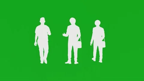 2D animation of three young students in ... | Stock Video | Pond5