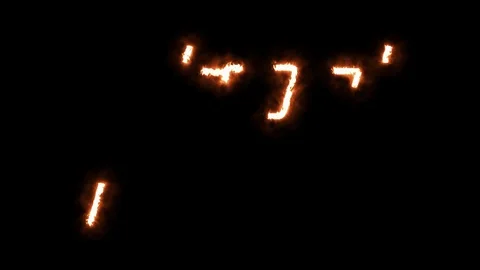 2D Animation of word FIRE made with lett... | Stock Video | Pond5