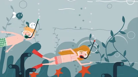 2d Boys And Girls Children Playing Water... | Stock Video | Pond5