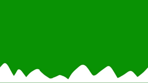 2d cartoon animation ocean waves on gree... | Stock Video | Pond5