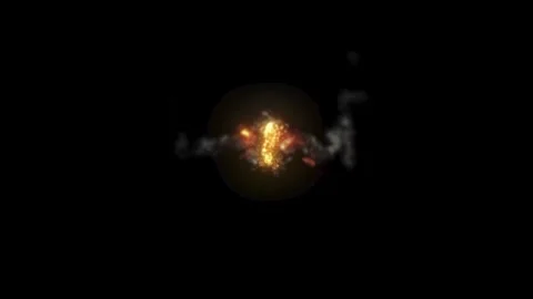 2D Cartoon FX Fire Elements with glow ef... | Stock Video | Pond5