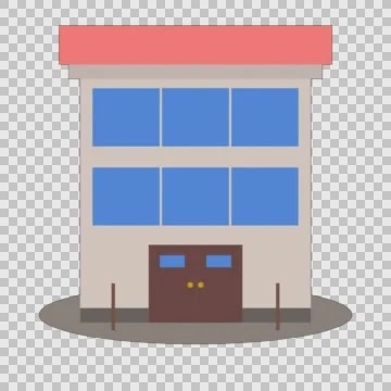2d Cartoon Style Animated Building | Stock Video | Pond5