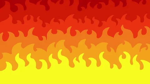 2d cartoon style fire flame animation fo... | Stock Video | Pond5