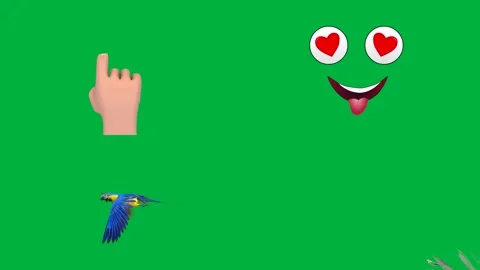 2d character finger frog insect leaves o... | Stock Video | Pond5