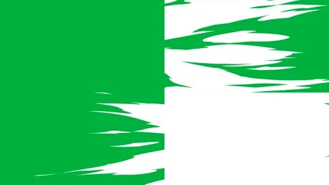 2d character wave streak ripple on green... | Stock Video | Pond5