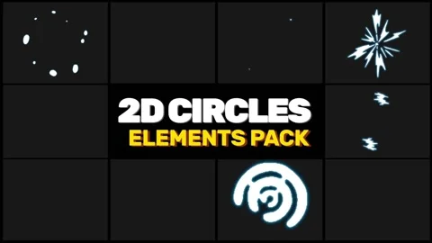 After Effects Template: 2D Circles Elements #135122716
