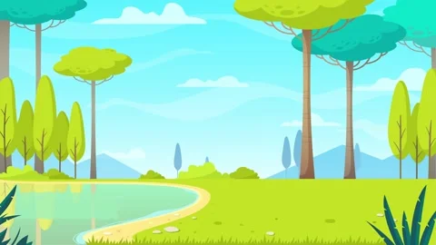 2d dinosaur park , the green screen back... | Stock Video | Pond5