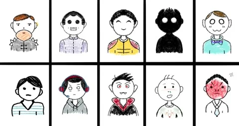 Drawings Drawings Drawings Drawings Cartoons Faces 3D Stock Footage ...