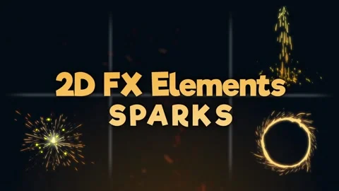 2D FX Elements - Sparks ~ After Effects Project #169699724
