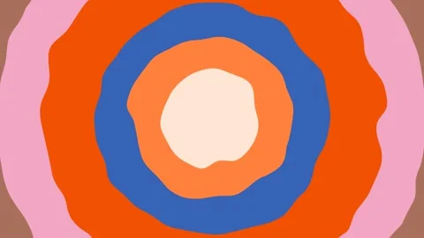 2D groovy background animation of wavy c... | Stock Video | Pond5