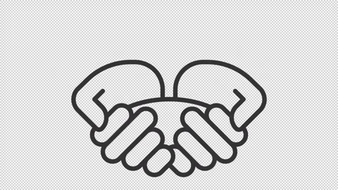 2D simple thin linear black animation of... | Stock Video | Pond5