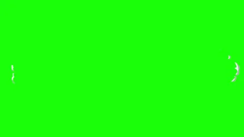 2D Smoke FX Element on Green Screen Back... | Stock Video | Pond5