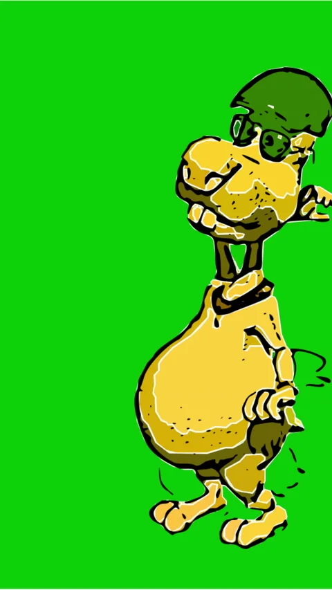 2d vertical video animation in comic sty... | Stock Video | Pond5