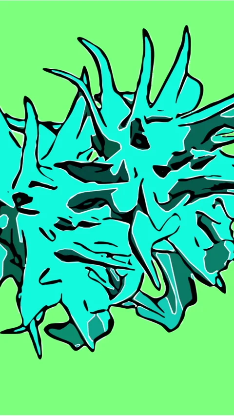 2d vertical video animation in comic sty... | Stock Video | Pond5