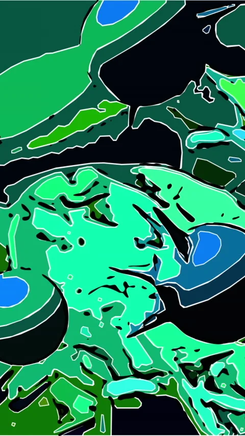 2d vertical video animation in comic sty... | Stock Video | Pond5