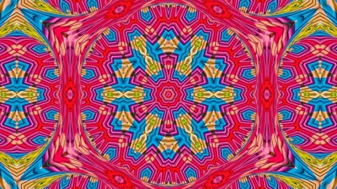 2d, yellow and blue animation of shape-c... | Stock Video | Pond5