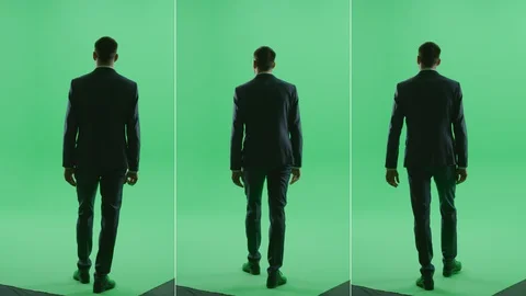 3-in-1 Green Screen Collage: Businessman... | Stock Video | Pond5