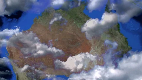 3 Dimension Earth Planet Turning Through... | Stock Video | Pond5