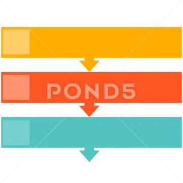 3 Step arrow list banners infographic diagram sign. ~ Clip Art #205581291