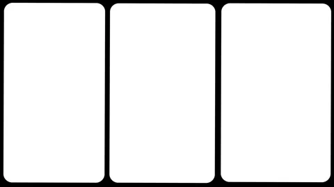 3 Vertical Vintage Film Split Screens Al... | Stock Video | Pond5