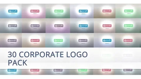 30 Corporate Logo Animations Pack ~ After Effects #75991386