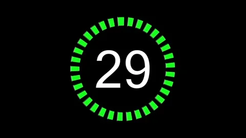 Seconds Sec Stock Videos – Royalty-Free HD & 4K Videos