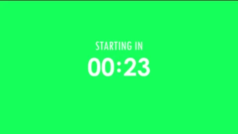 30 Second Countdown Timer Green Screen | Stock Video | Pond5