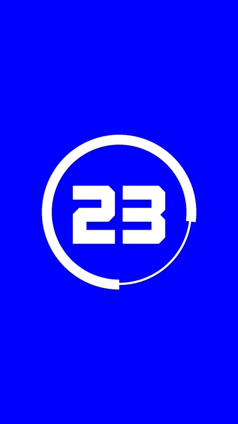 30 Second Timer Clock Countdown Vertical... | Stock Video | Pond5