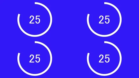 30 seconds countdown timer animation mot... | Stock Video | Pond5