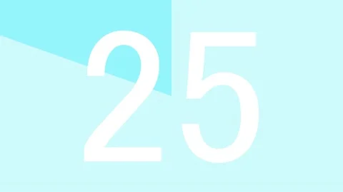 30 seconds countdown timer animation mot... | Stock Video | Pond5