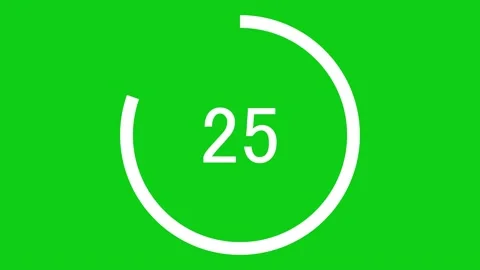 30 seconds countdown timer animation mot... | Stock Video | Pond5