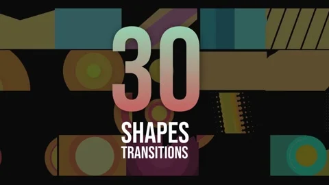 30 Shape Transitions Toolkit ~ After Effects #159072122