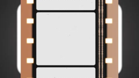 35mm Film Frame With Alpha Channel | Stock Video | Pond5