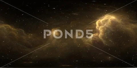 360 degree full sphere panoramic deep outer space background with giant ...