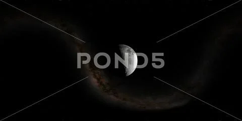 360 Degree Orbital View of the Moon 2500km Above the Surface (V3 ...