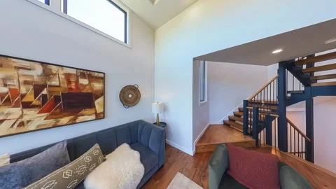 360-degree rotational view of a modern l... | Stock Video | Pond5