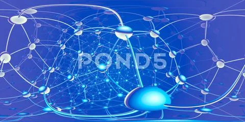 360 degree schematic diagram of the lattice structure . Panorama ...