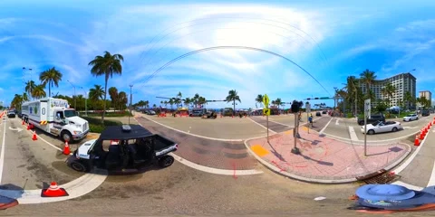 360 virtual tour of the Fort Lauderdale ... | Stock Video | Pond5