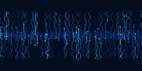 360 VR Abstract Technology Circuit Backg... | Stock Video | Pond5