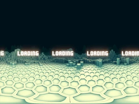 360 VR Loading Screen – Looping, Glowi... | Stock Video | Pond5
