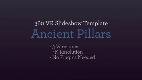 After Effects Template: 360VR Pillars Opener #71009554