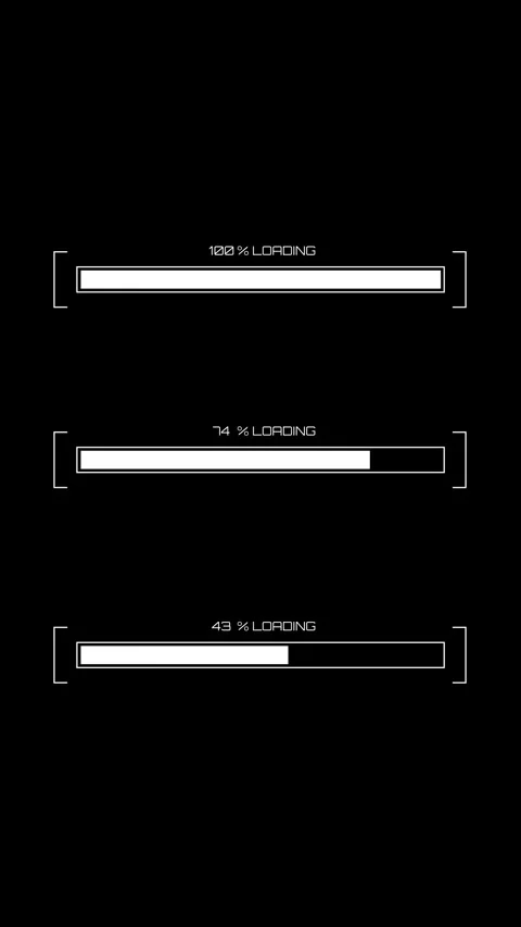 3D 5 10 15 Second Loading Bar Pop Up Ani... | Stock Video | Pond5