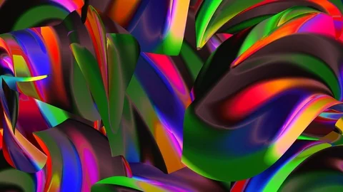 3d abstract art form motion background | Stock Video | Pond5