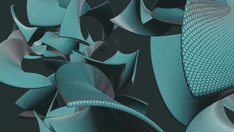 3d abstract art form motion background | Stock Video | Pond5