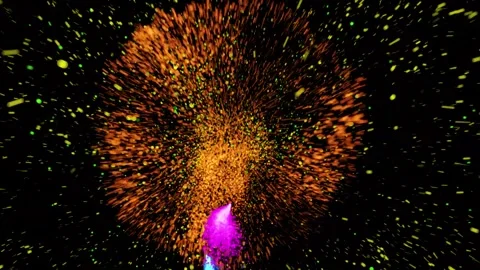 3D abstract digital technology animated ... | Stock Video | Pond5