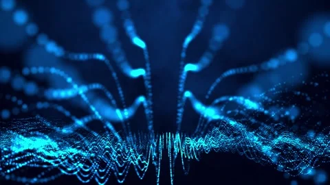 3D abstract digital technology animated ... | Stock Video | Pond5