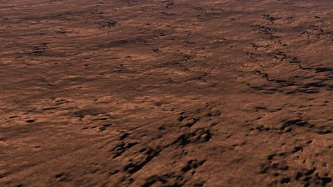 3D abstract ground red planet texture | Stock Video | Pond5