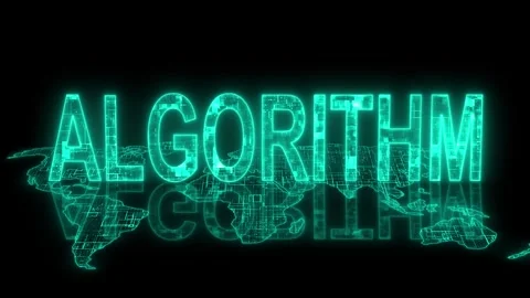 3d algorithm text technology earth map a... | Stock Video | Pond5