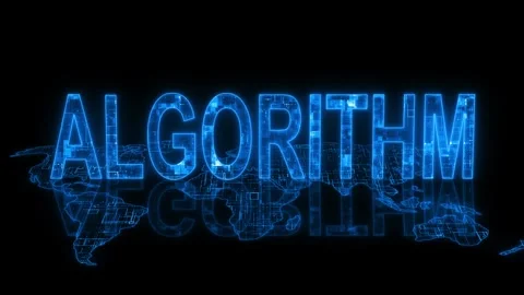 3d algorithm text technology earth map a... | Stock Video | Pond5