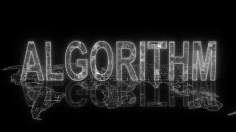 3d algorithm text technology earth map a... | Stock Video | Pond5